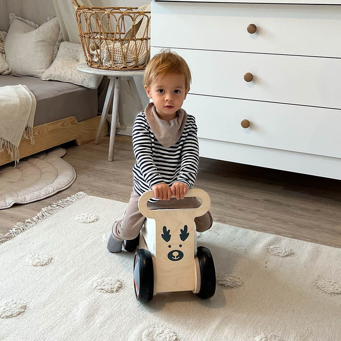 HirschExpress | Multifunktionales Rutschauto & Lauflernwagen ab 1 Jahr